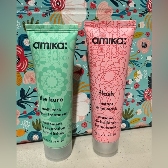 amika | Bath | Amika The Kure And Flash Hair Care Duo Green And Pink ...